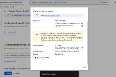 How to generate GOOGLE_CLIENT_ID and GOOGLE_CLIENT_SECRET - SRE School